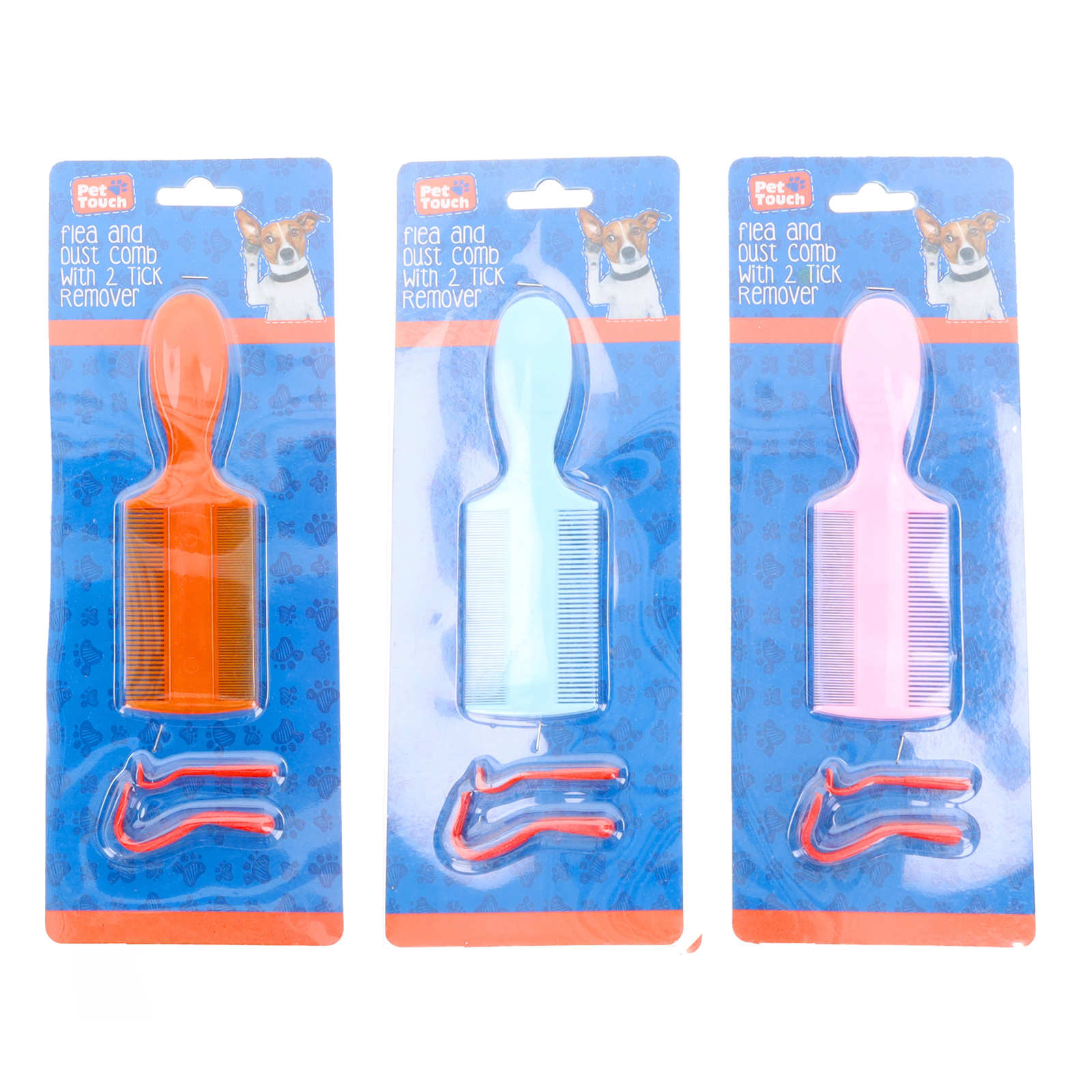 Pet Touch Flea And Dust Comb With 2 Tick Remover - Weekly Hot Deals
